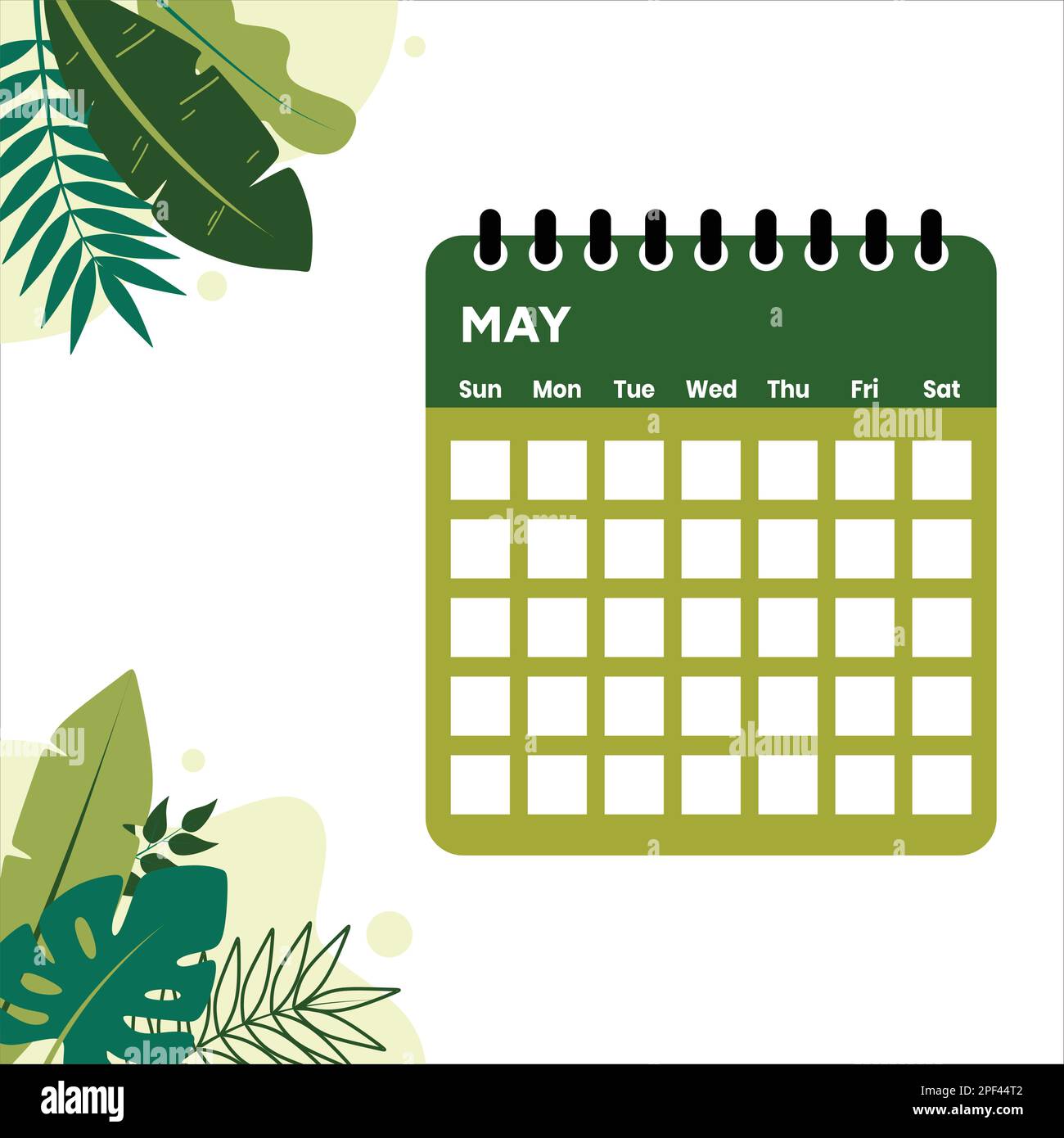 May month calendar Stock Vector Image & Art - Alamy