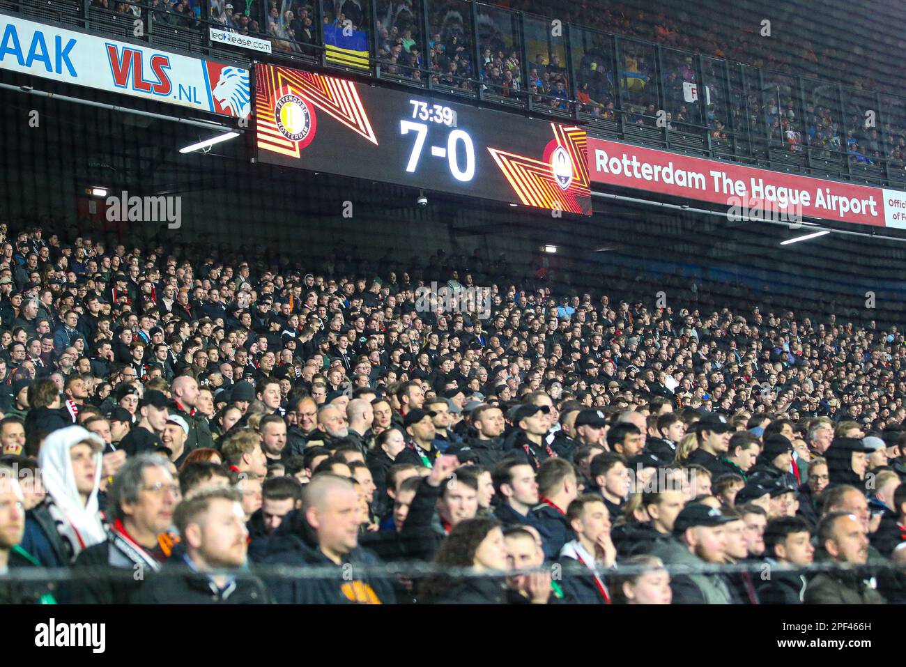 ROTTERDAM, 16-3-2023, Stadium de Kuip, the UEFA Europa League ...