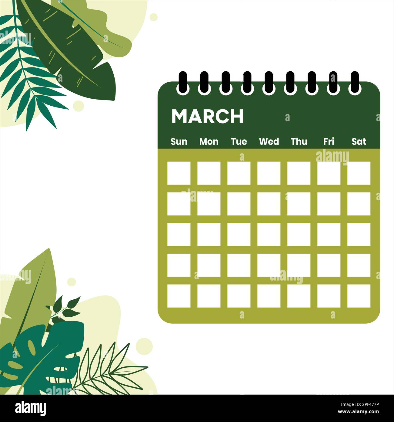 Table calendar vector vectors hi-res stock photography and images - Alamy