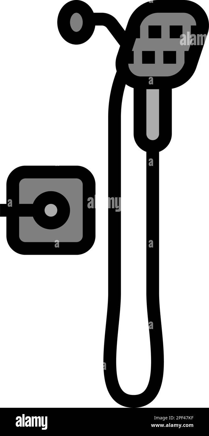 Empty shower room Black and White Stock Photos & Images - Alamy