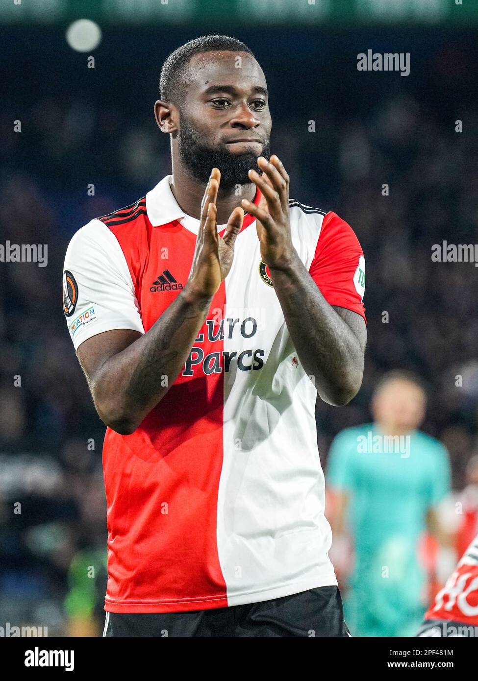 Rotterdam - Lutsharel Geertruida of Feyenoord celebrates the win during ...