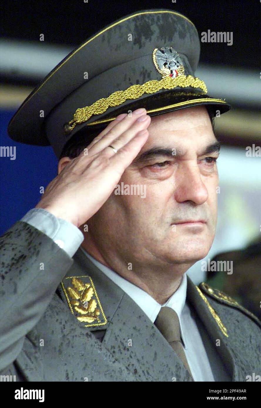 ** FILE ** Col. General Nebojsa Pavkovic, former Yugoslav army chief-of ...