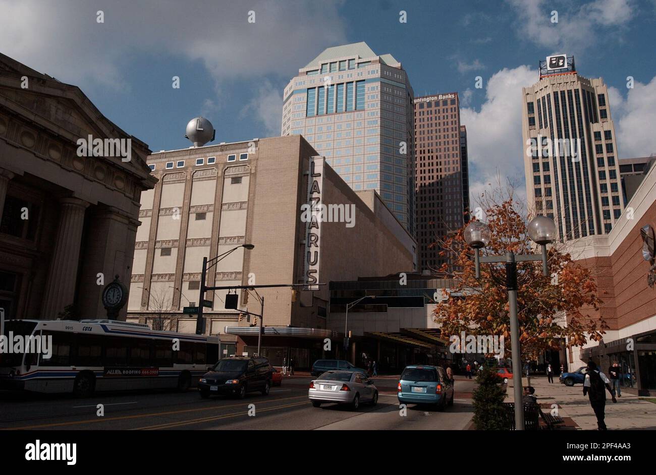 The original Lazarus store in downtown Columbus, Ohio is seen Friday ...