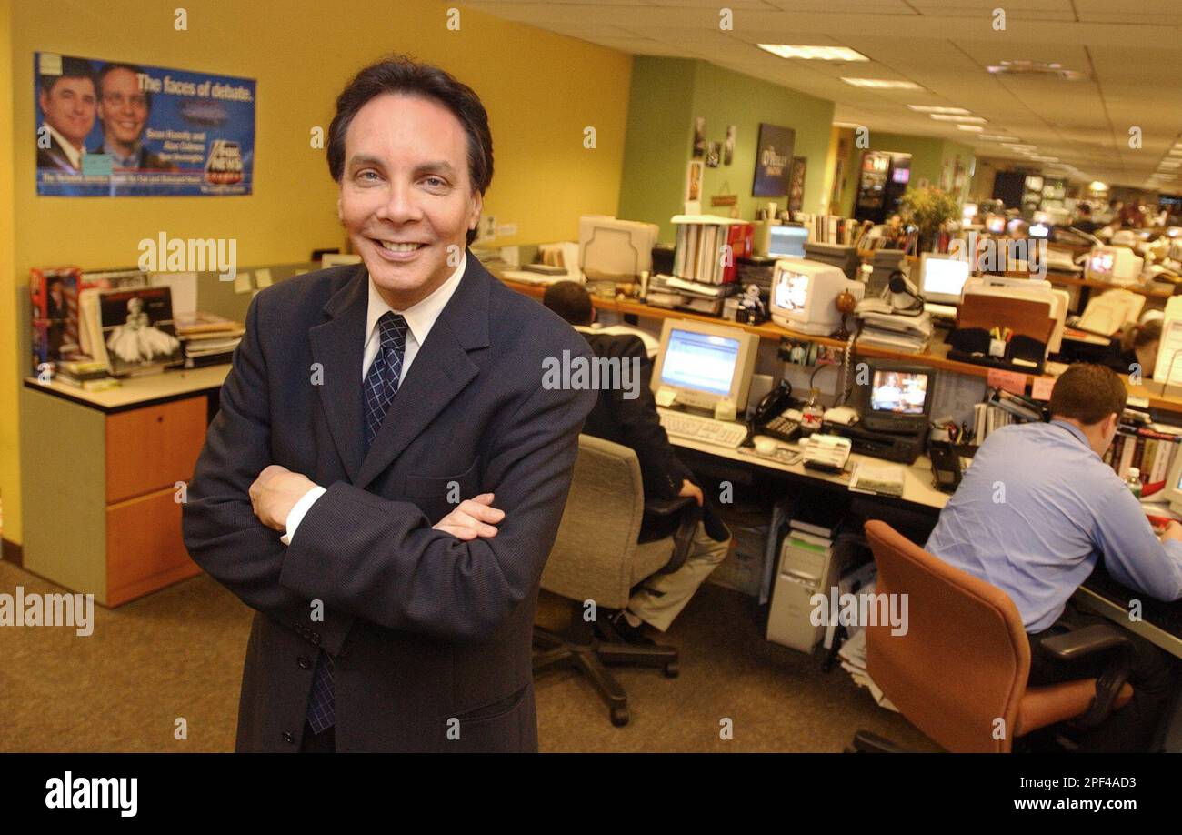 Fox News Channel's Alan Colmes, co-host of "Hannity & Colmes," poses ...