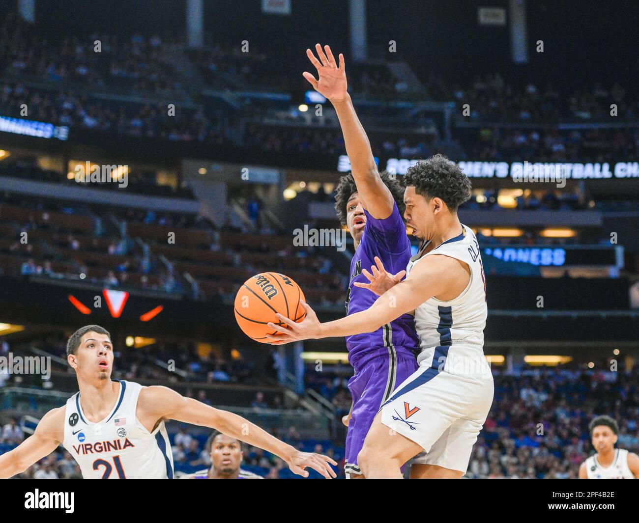Orlando, FL, USA. 16th Mar, 2023. Virginia Cavaliers forward Jayden ...