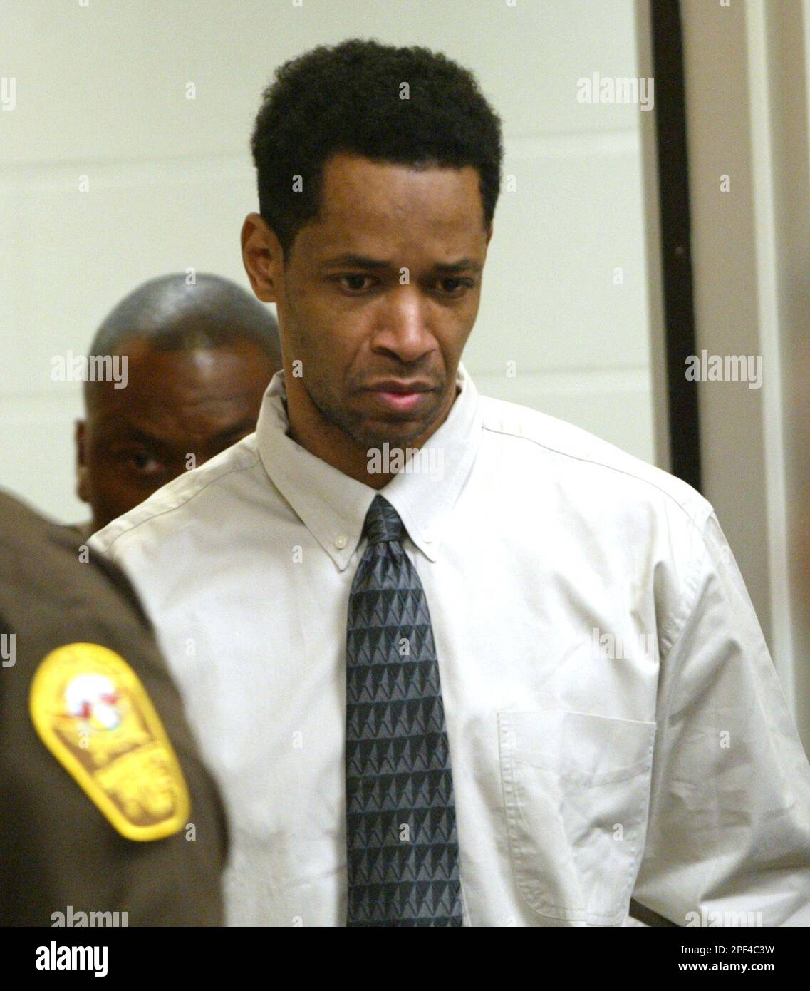 Sniper suspect John Allen Muhammad arrives in courtroom 10 for the ...