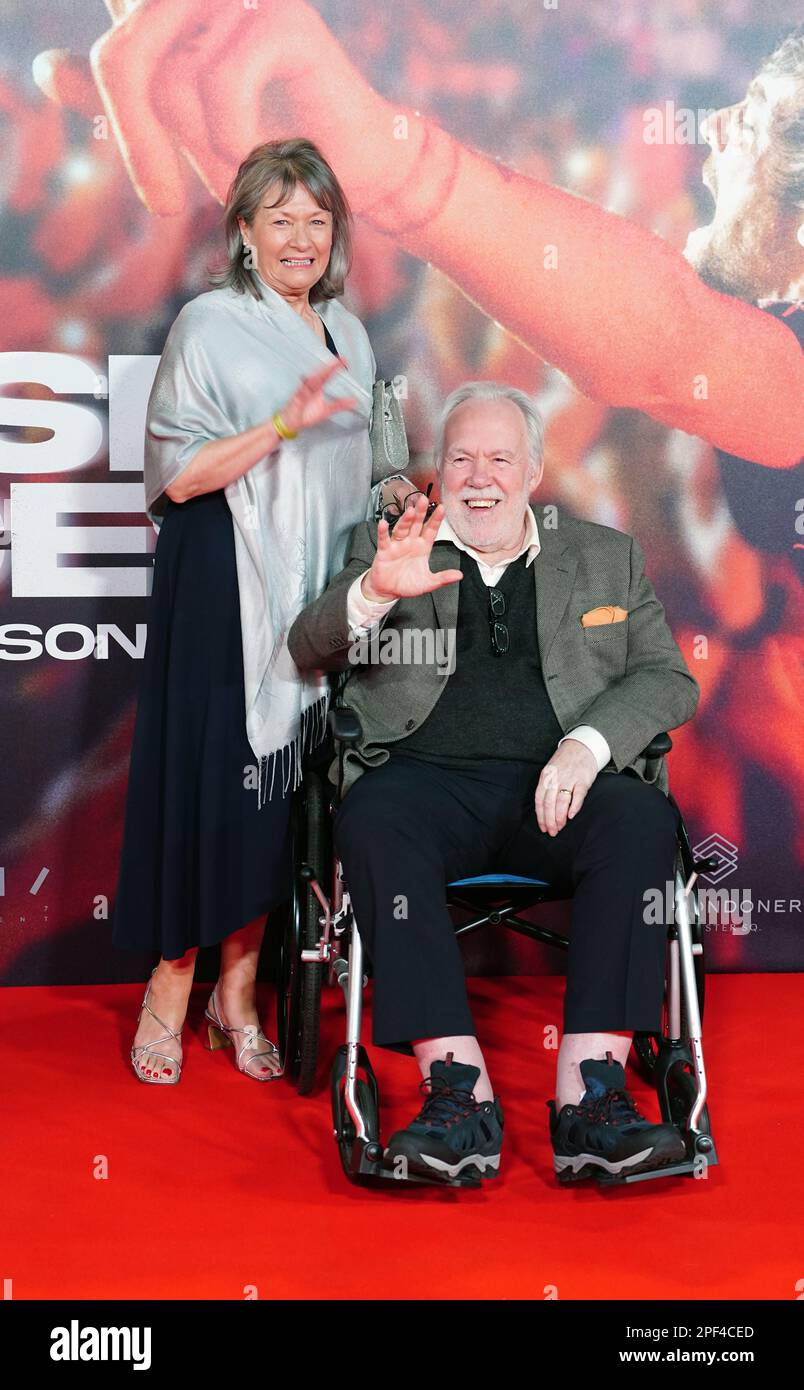 Louis Tomlinson's grandparents Jen and Len Poulston attend the premiere ...