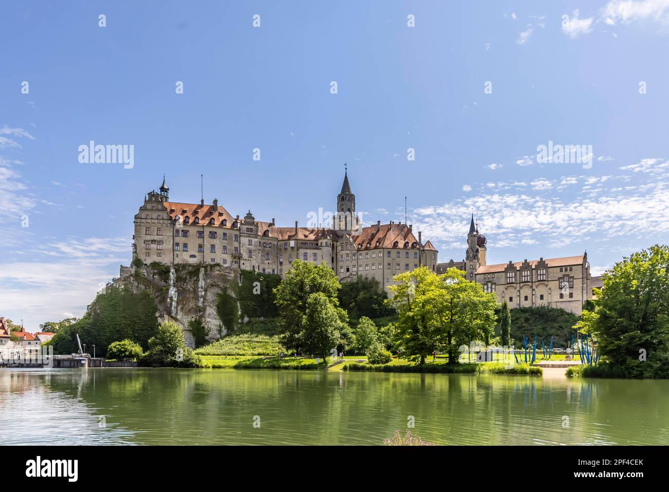 Hohenzollernschloss, Sigmaringen Castle, former princely residence and ...