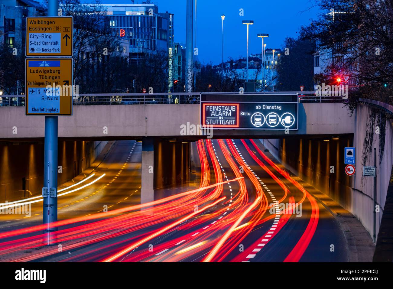 Fine dust alert in Stuttgart, motorists are asked to refrain from ...