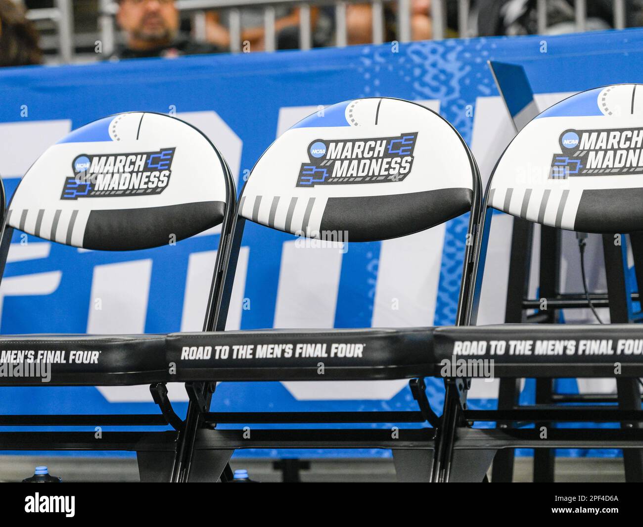 Orlando, FL, USA. 16th Mar, 2023. Bench seats as seen during 1st half ...