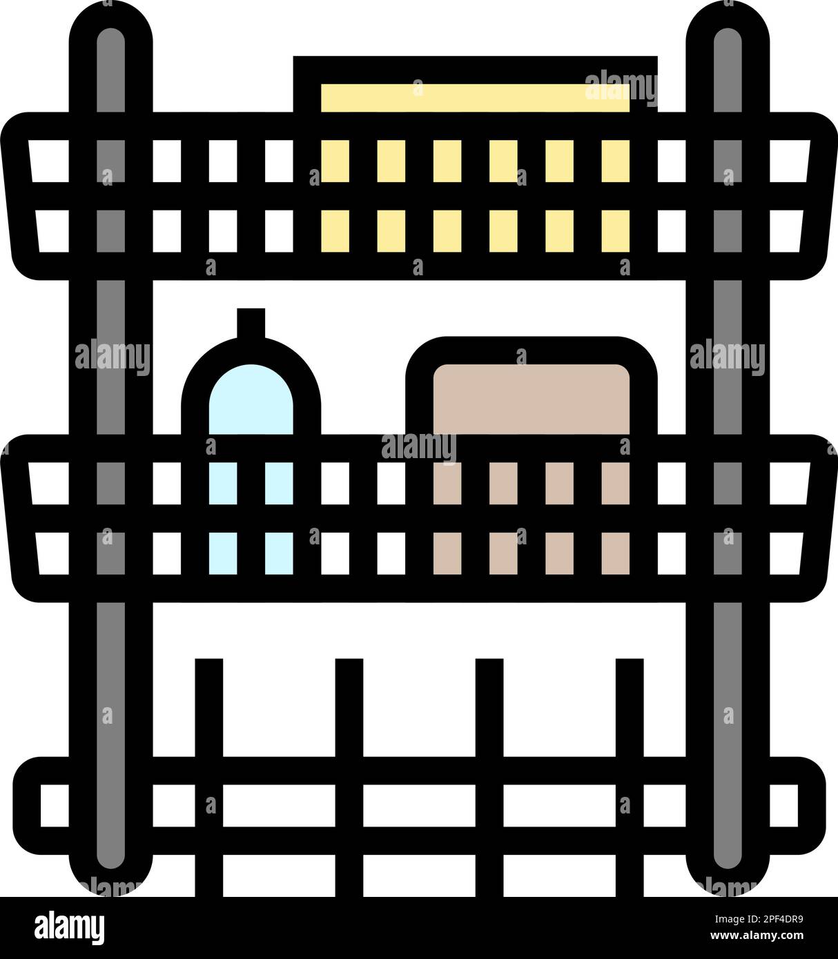 Wood wall organizer Stock Vector Images - Alamy