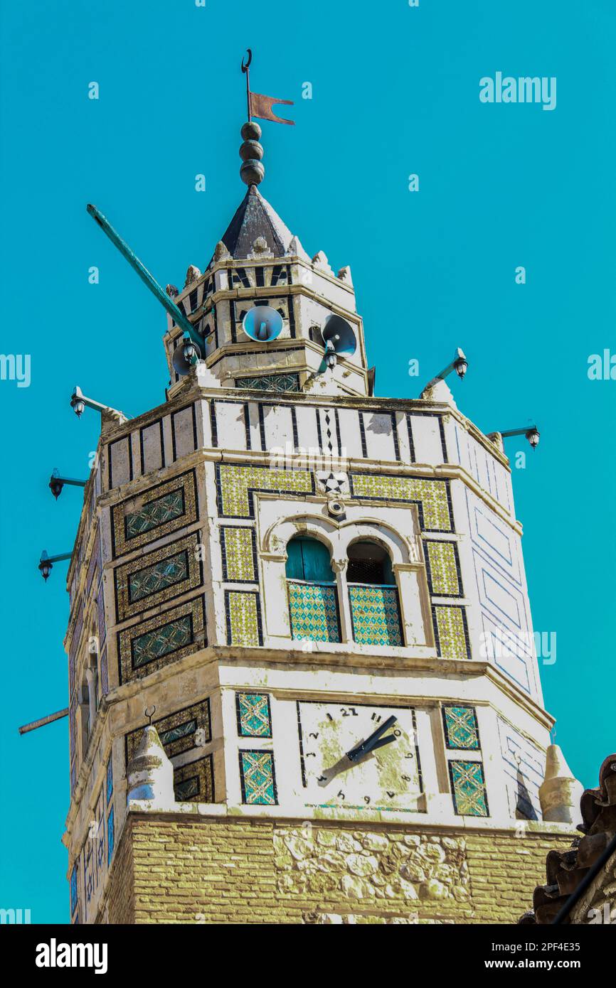 The Great Mosque of Testour in Tunisia, North Africa Stock Photo - Alamy