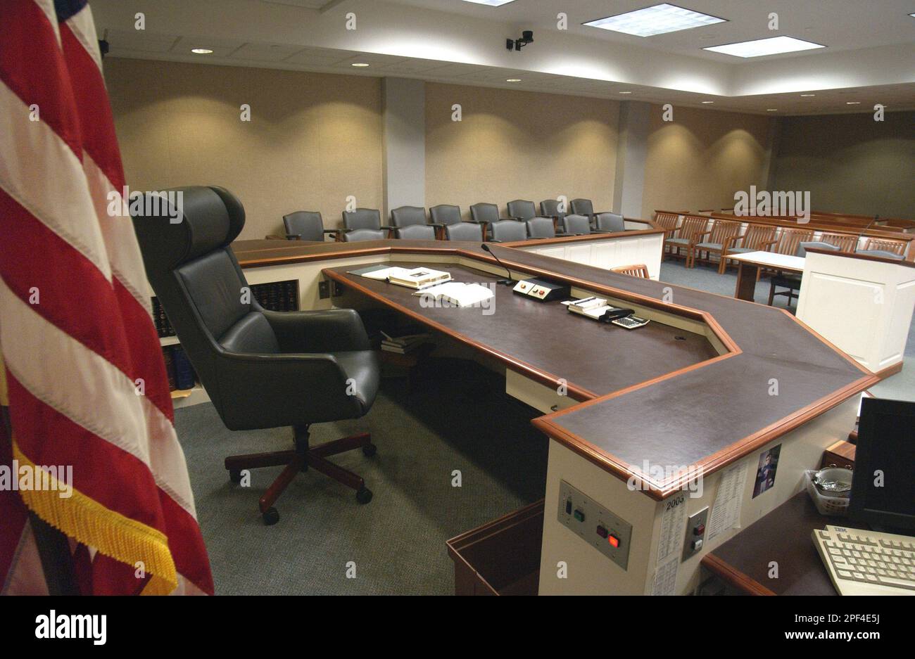 **ADVANCE FOR WEEKEND USE OF OCT 11-12**This is a view from the judges ...