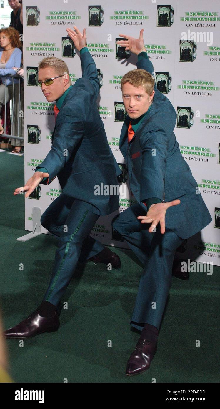 Adrian Rayment, left, and his twin brother Neil, right, who appear in ...