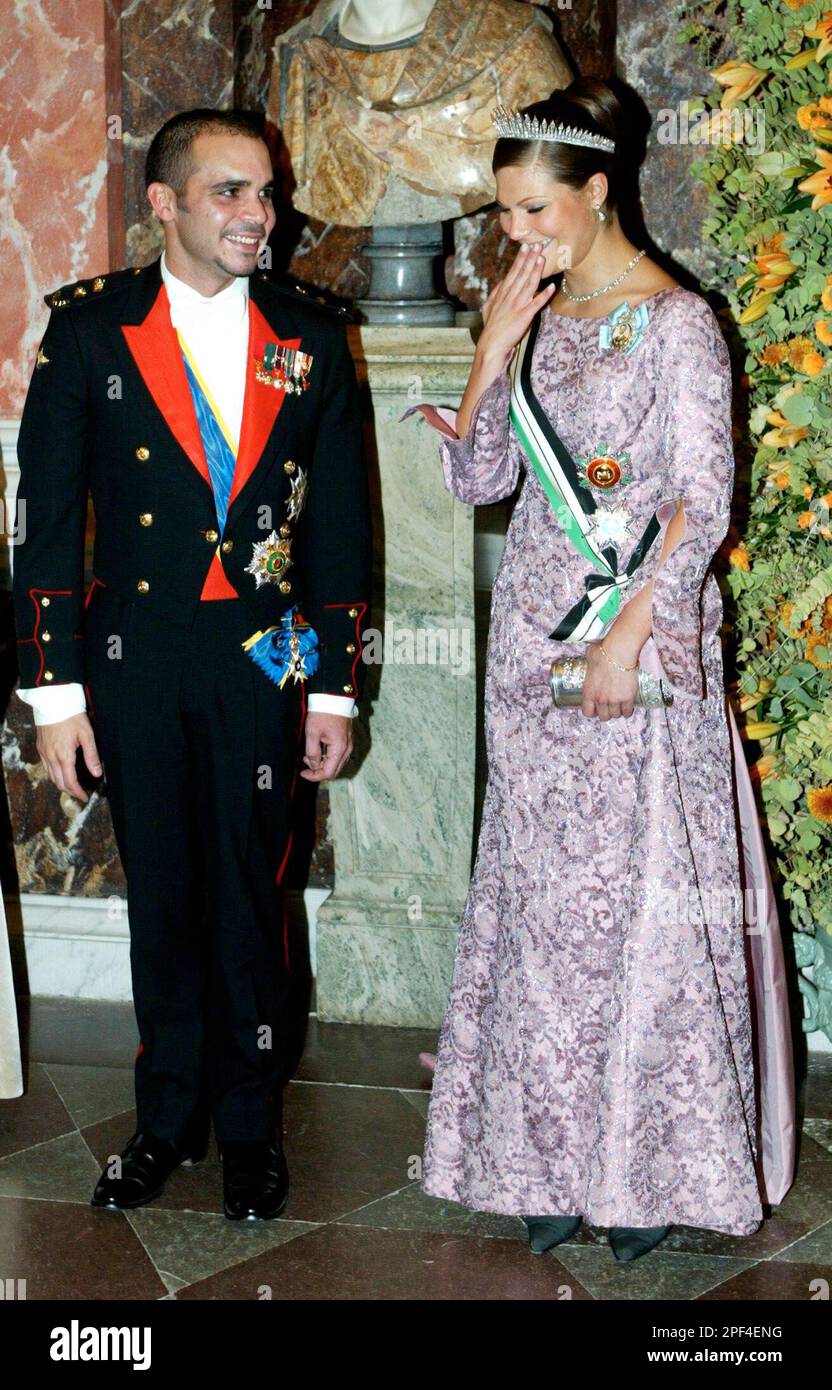 Jordanian Prince Ali Bin al Hussein and Swedish Crown Princess Victoria ...