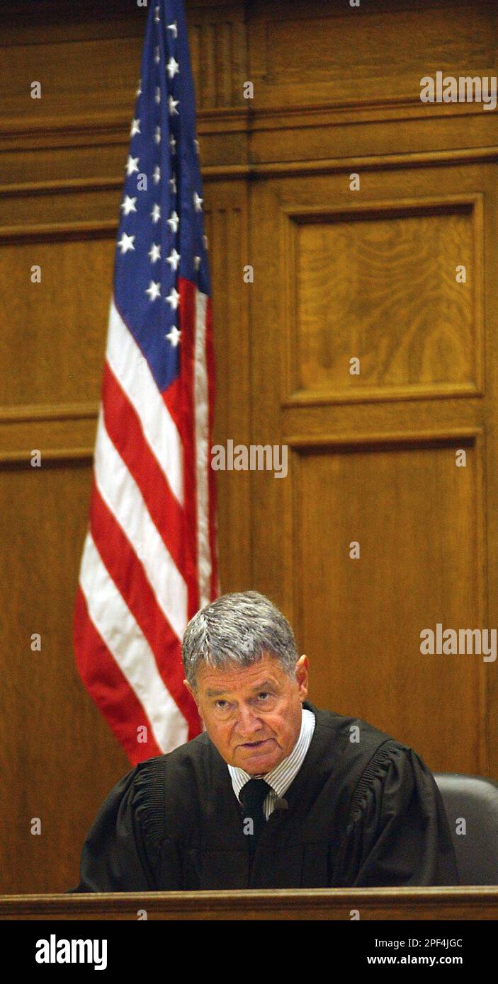 King County Superior Court Judge Charles Mertel makes a ruling Tuesday ...