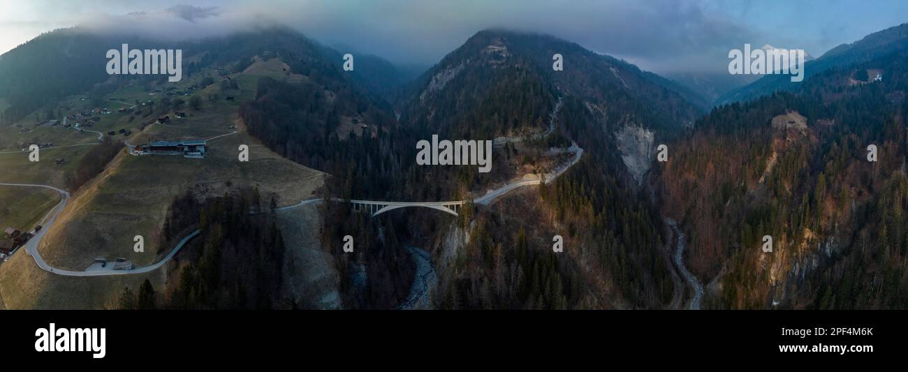 Salginatobel Bridge, educational object 1930s reinforced concrete ...