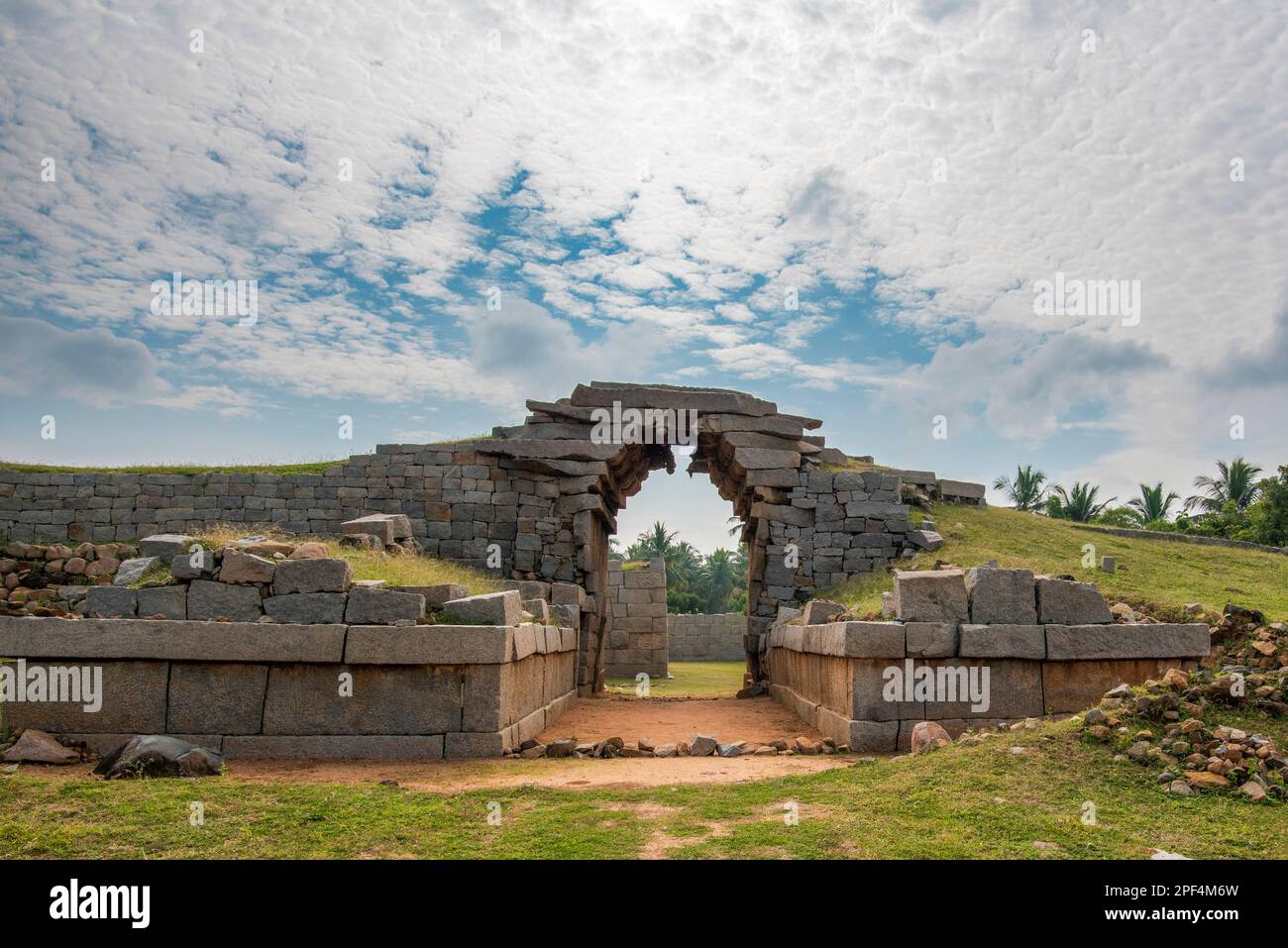 Bhimas Gate in Hampi is one of the massive gateways of the fortified ...