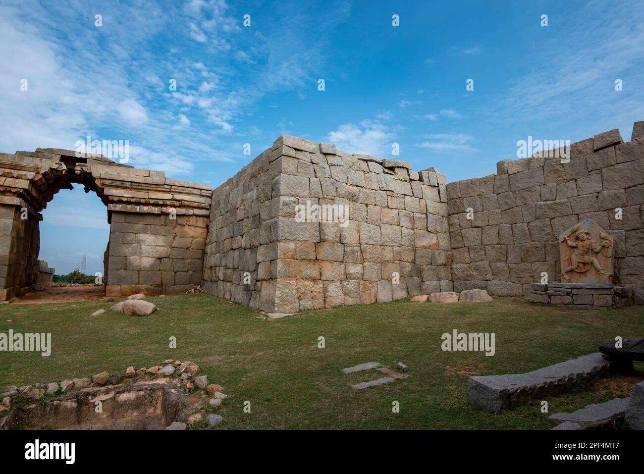 Bhimas Gate in Hampi is one of the massive gateways of the fortified ...