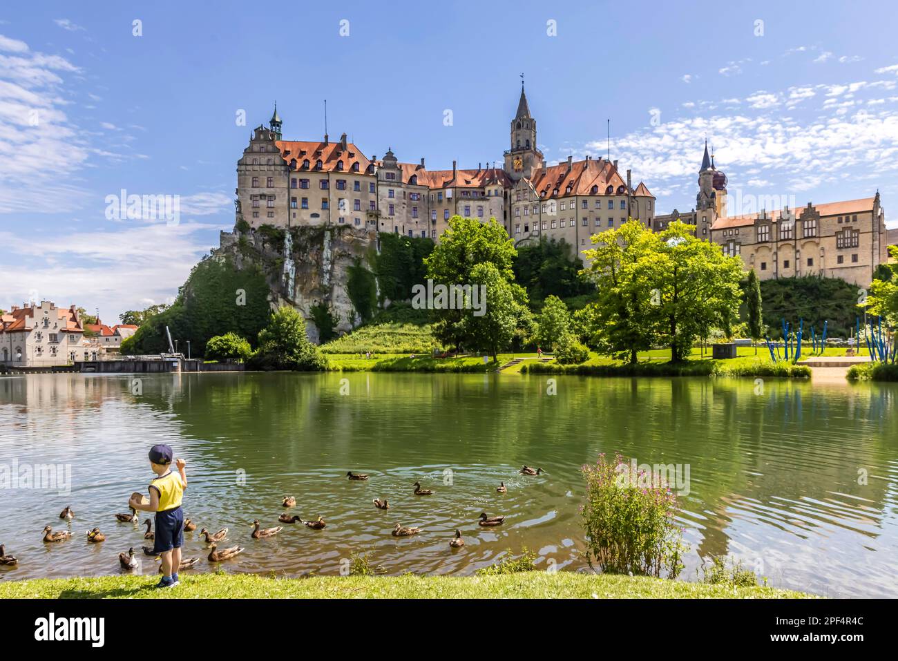 Hohenzollernschloss, Sigmaringen Castle, former princely residence and ...
