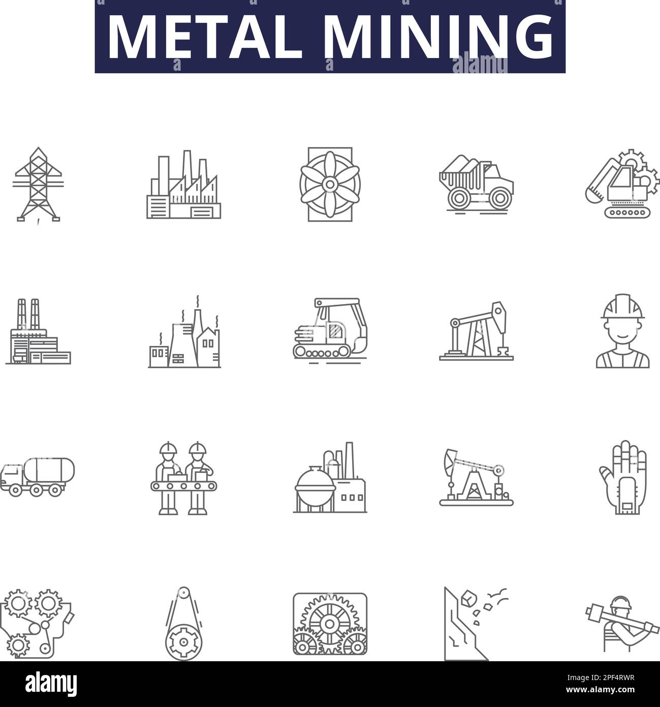 Heap leaching Stock Vector Images - Alamy