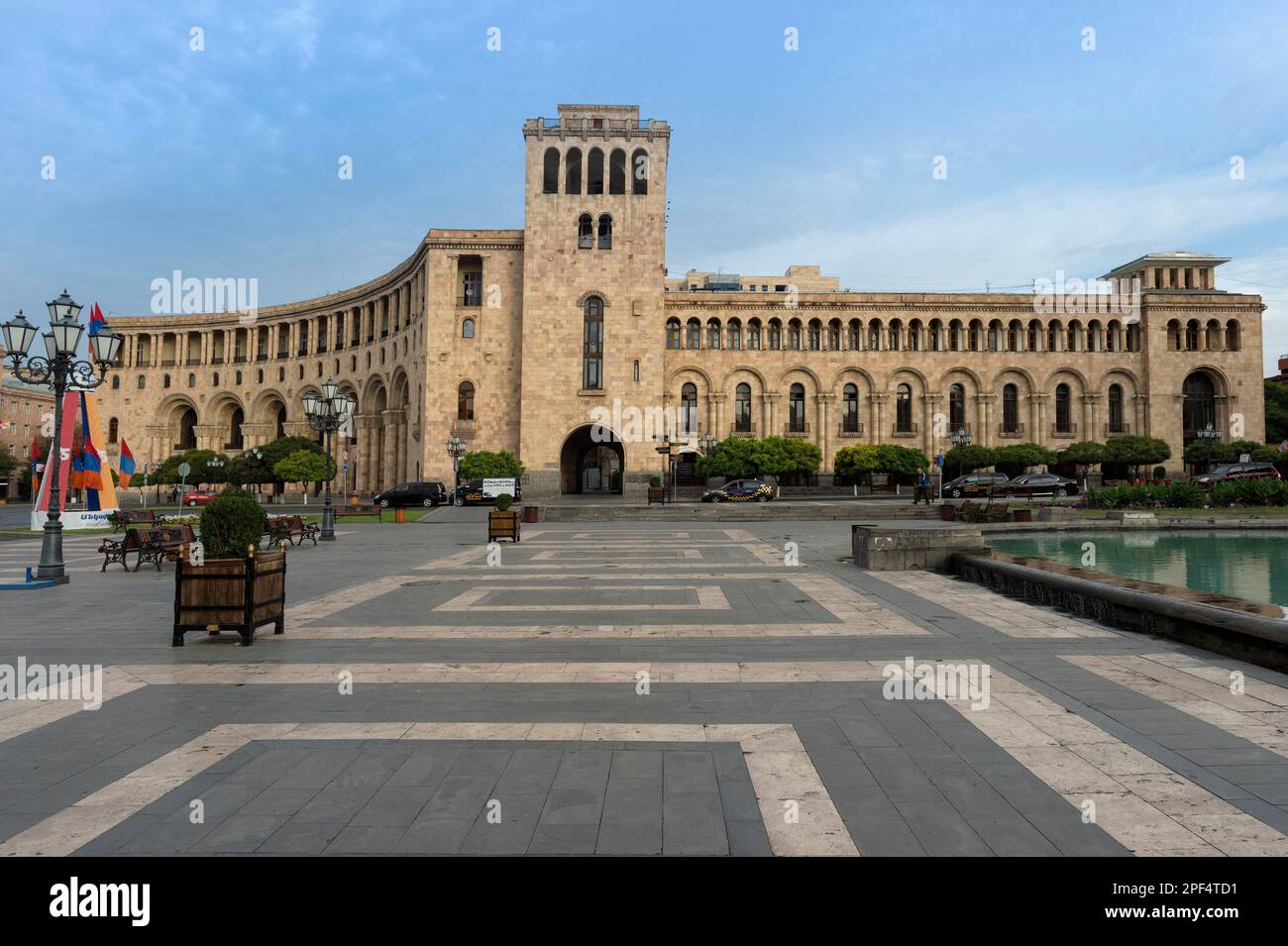 Republic Square in the morning, Yerevan, Armenia, Caucasus, Middle East ...