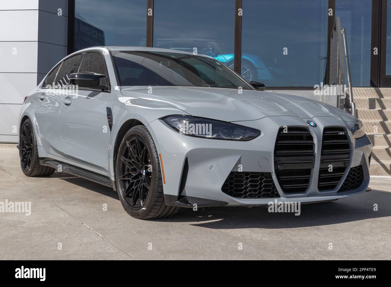 Indianapolis - Circa March 2023: BMW M3 display at a dealership. BMW ...