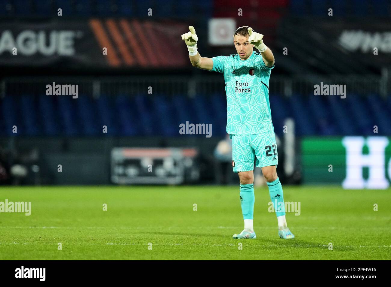Rotterdam - Feyenoord keeper Timon Wellenreuther during the match ...