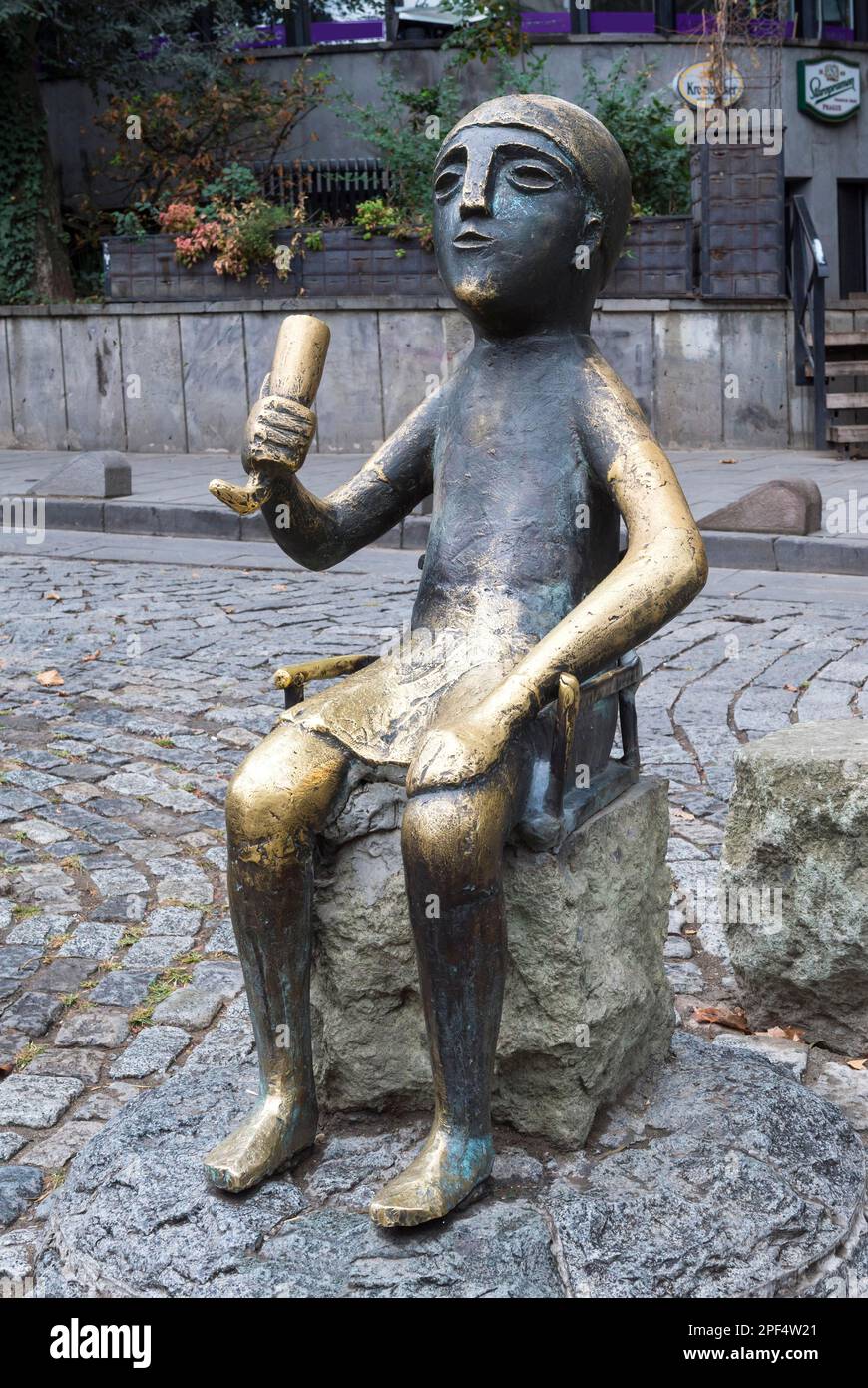 Tamada or Toastmaster, replica of a bronze figure from the 8th century ...