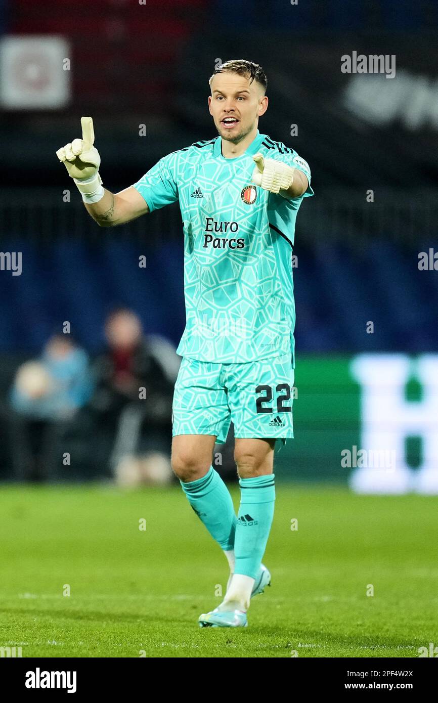 Rotterdam - Feyenoord keeper Timon Wellenreuther during the match ...