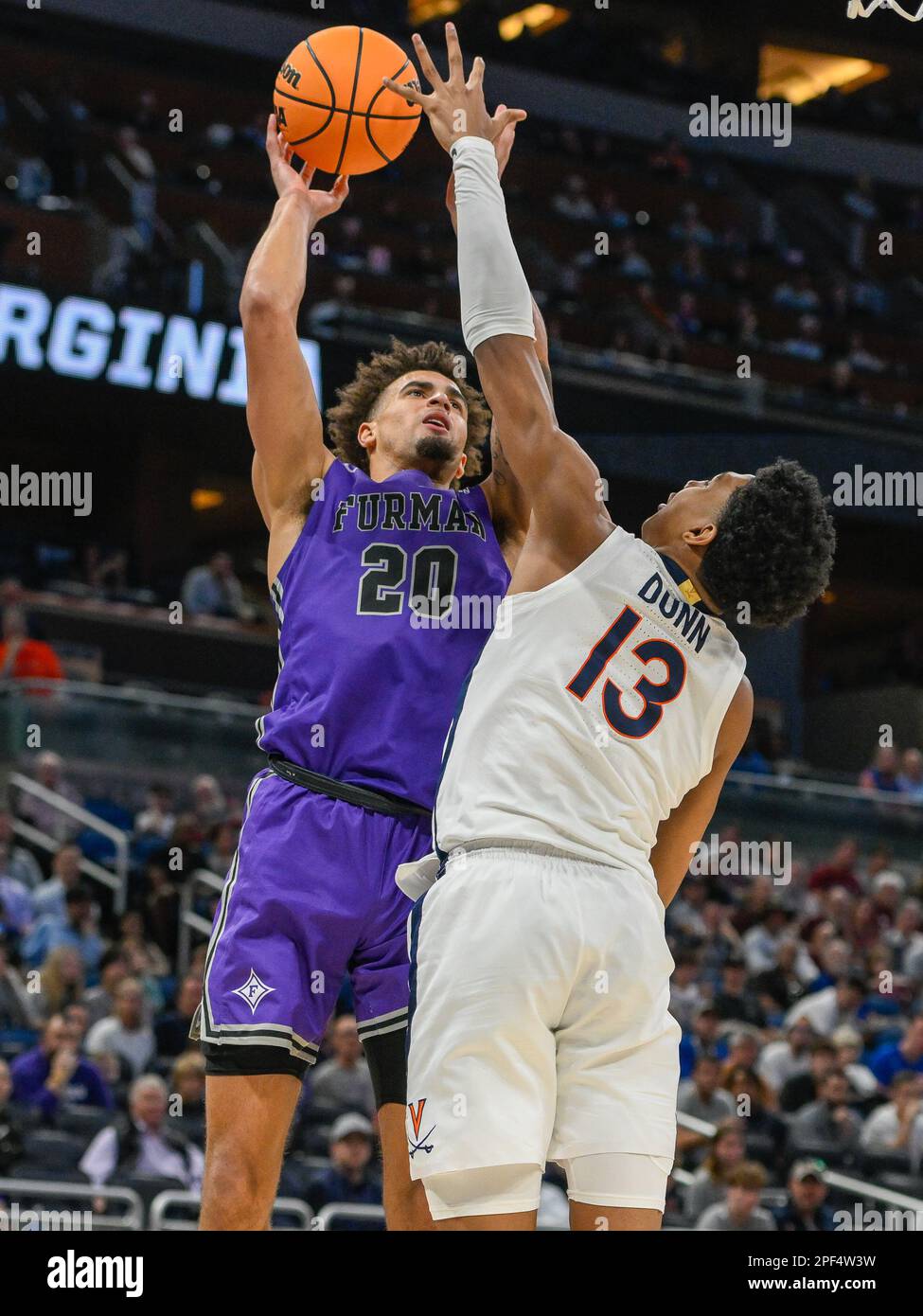 Orlando, USA. 16th Mar, 2023. March 16, 2023: Furman Paladins forward ...
