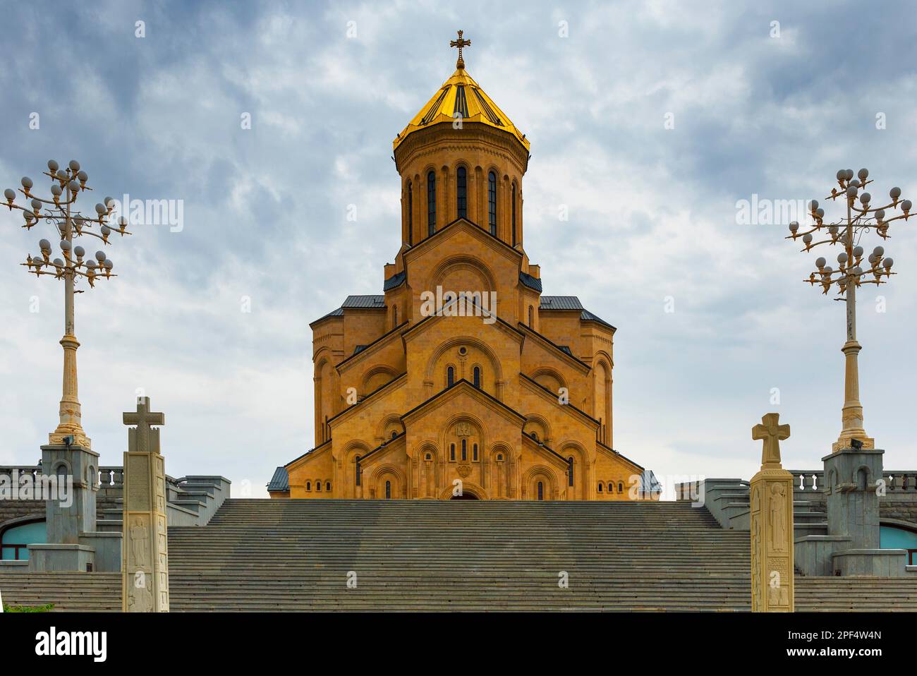 Holy Trinity Cathedral, Tbilisi, Georgia, Caucasus, Middle East Stock ...