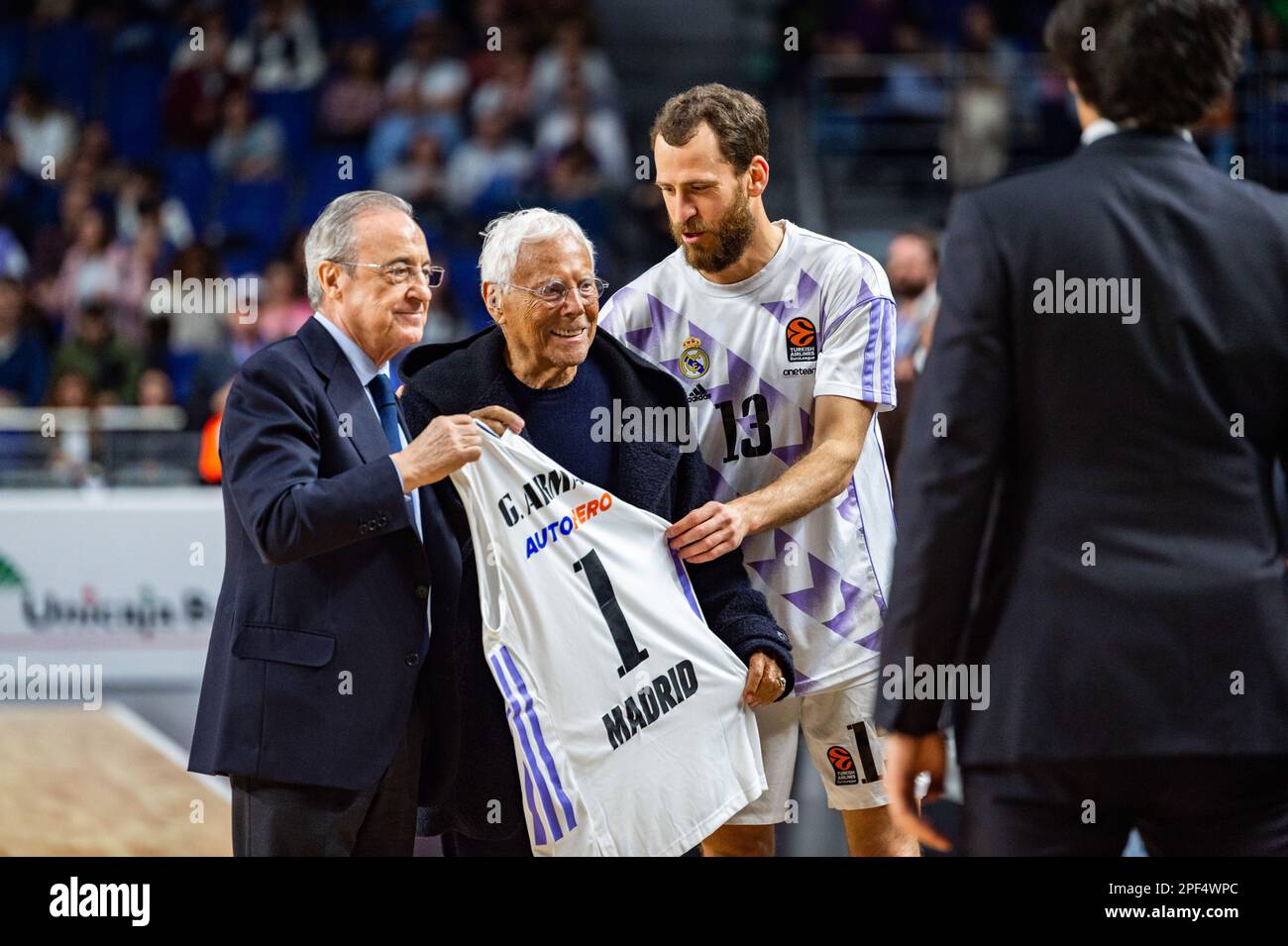 Madrid, Madrid, Spain. 16th Mar, 2023. Florentino Perez, owner of Real ...