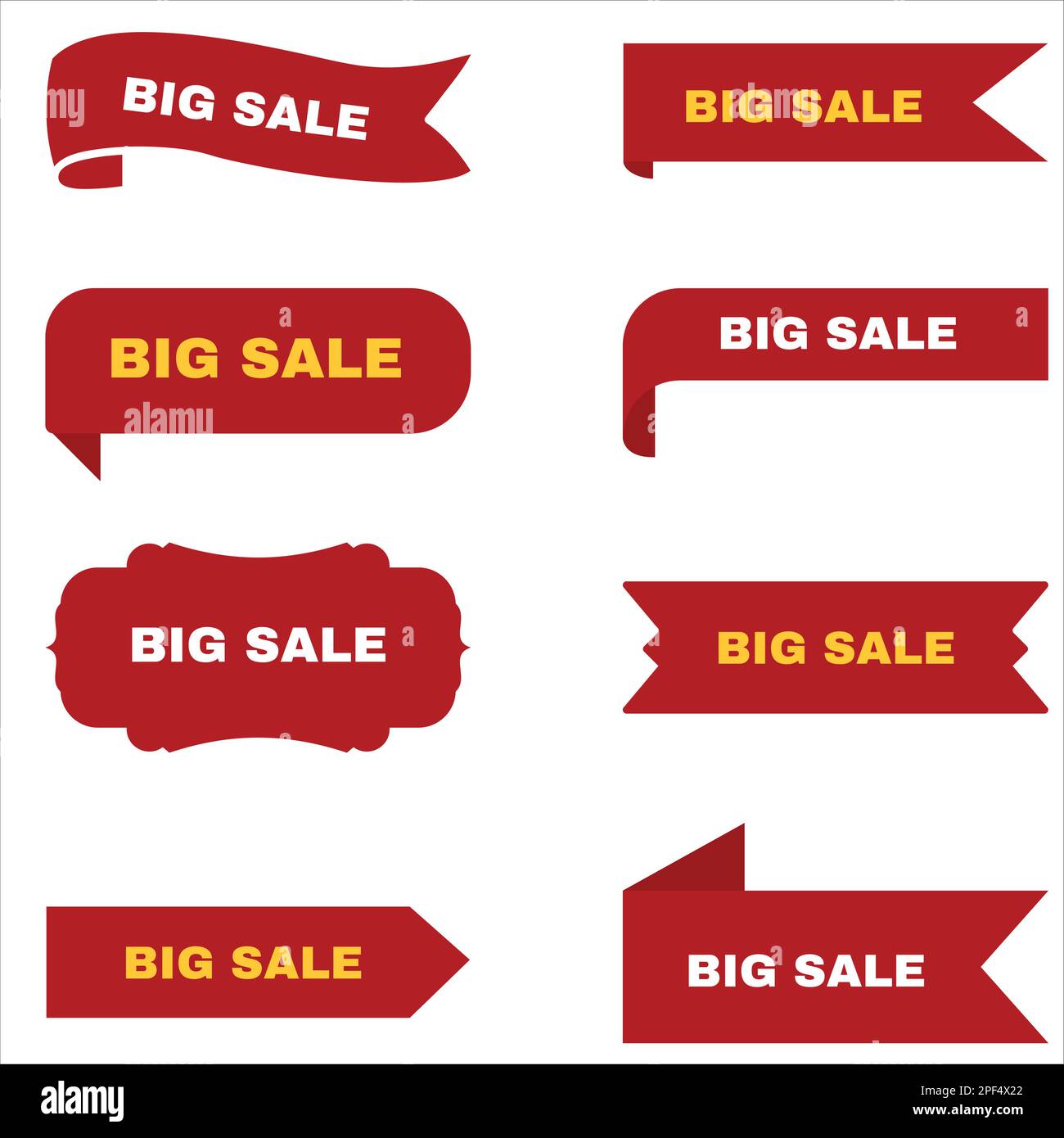 Collection of big sale banner design. Big sale banner. sales banner ...