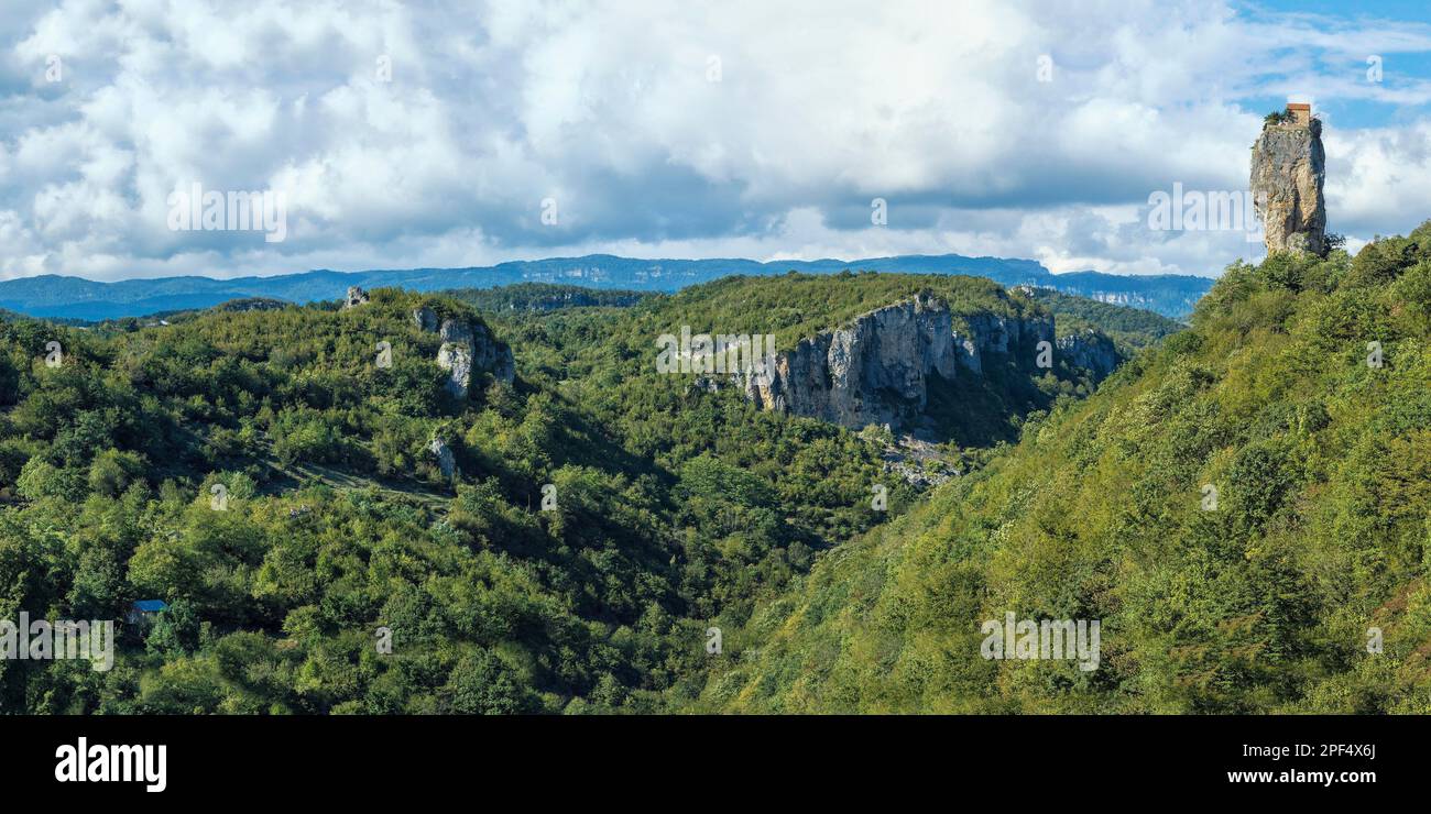 Katskhi Pillar, Natural limestone monolith known as the Pillar of Life ...
