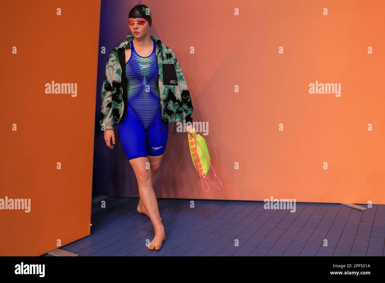Great Britain’s Astrid Carroll ahead of the Women’s Open 100m Freestyle ...
