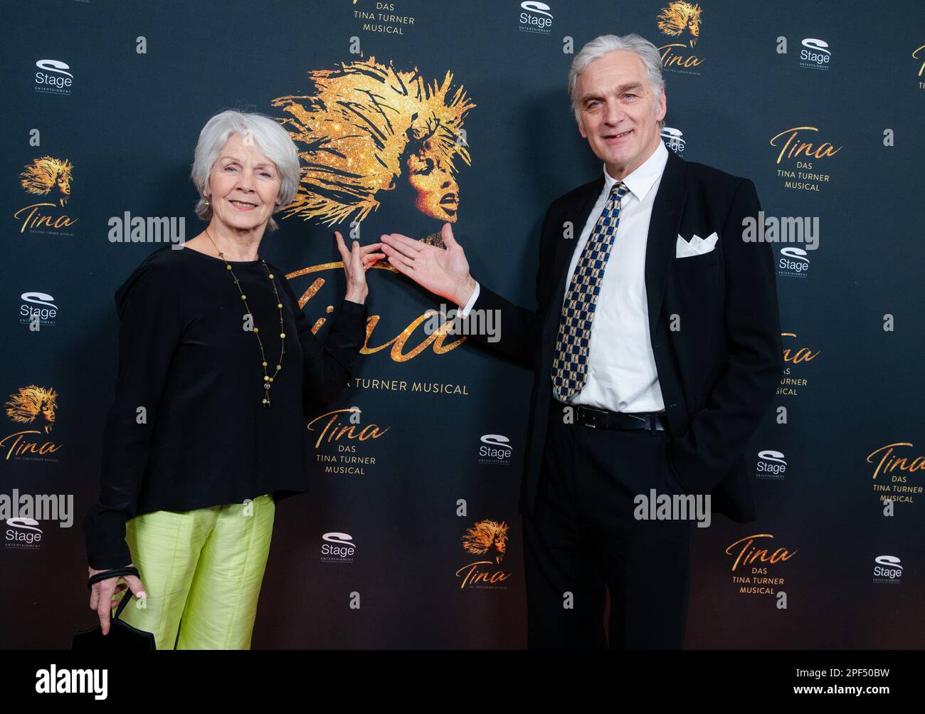 Stuttgart, Germany. 16th Mar, 2023. Actor Walter Sittler (r) and his ...
