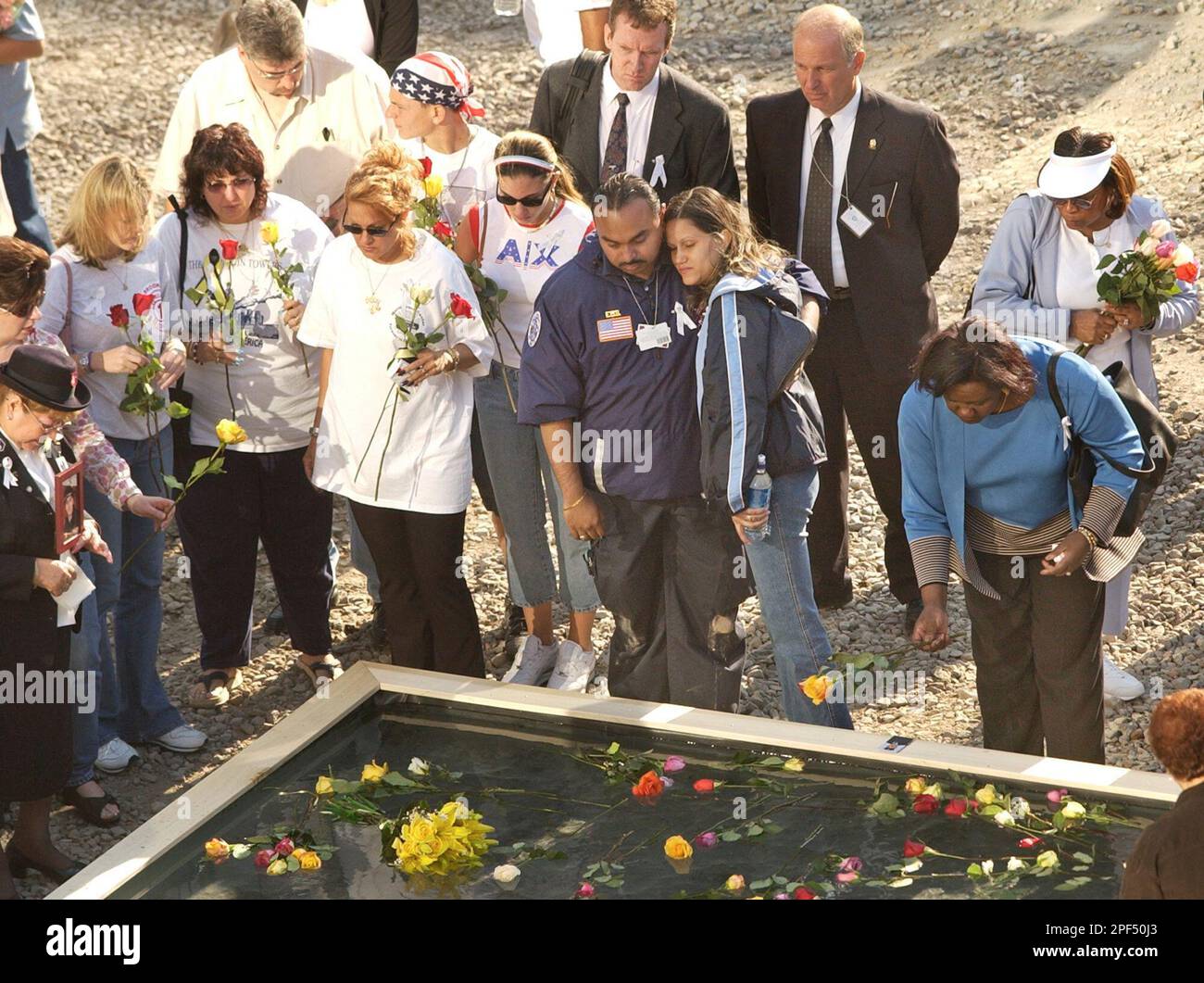 Family members of those lost in the Sept. 11 terrorist attacks gather ...
