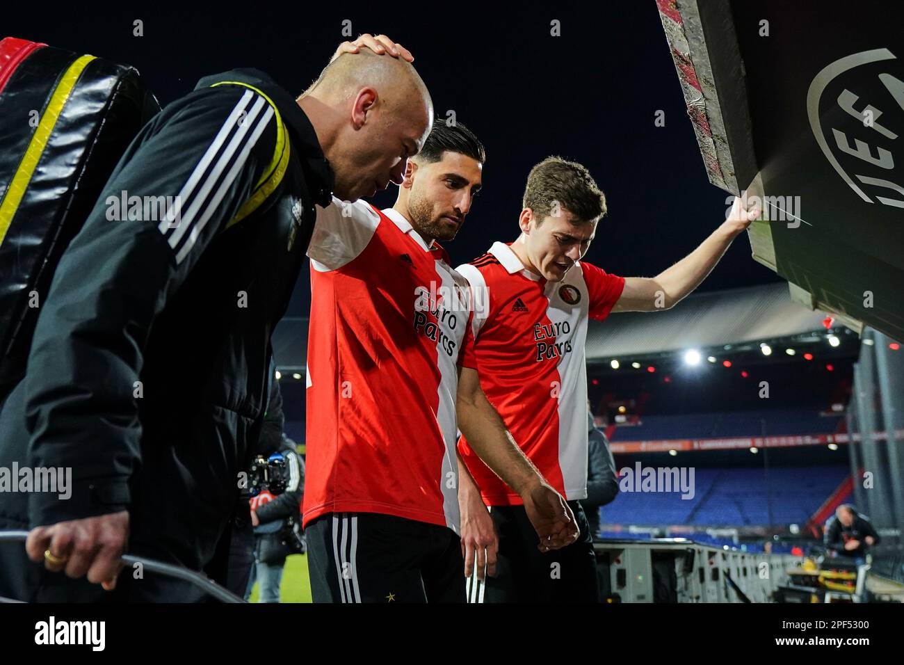 Rotterdam - Alireza Jahanbakhsh of Feyenoord, Jacob Rasmussen of ...