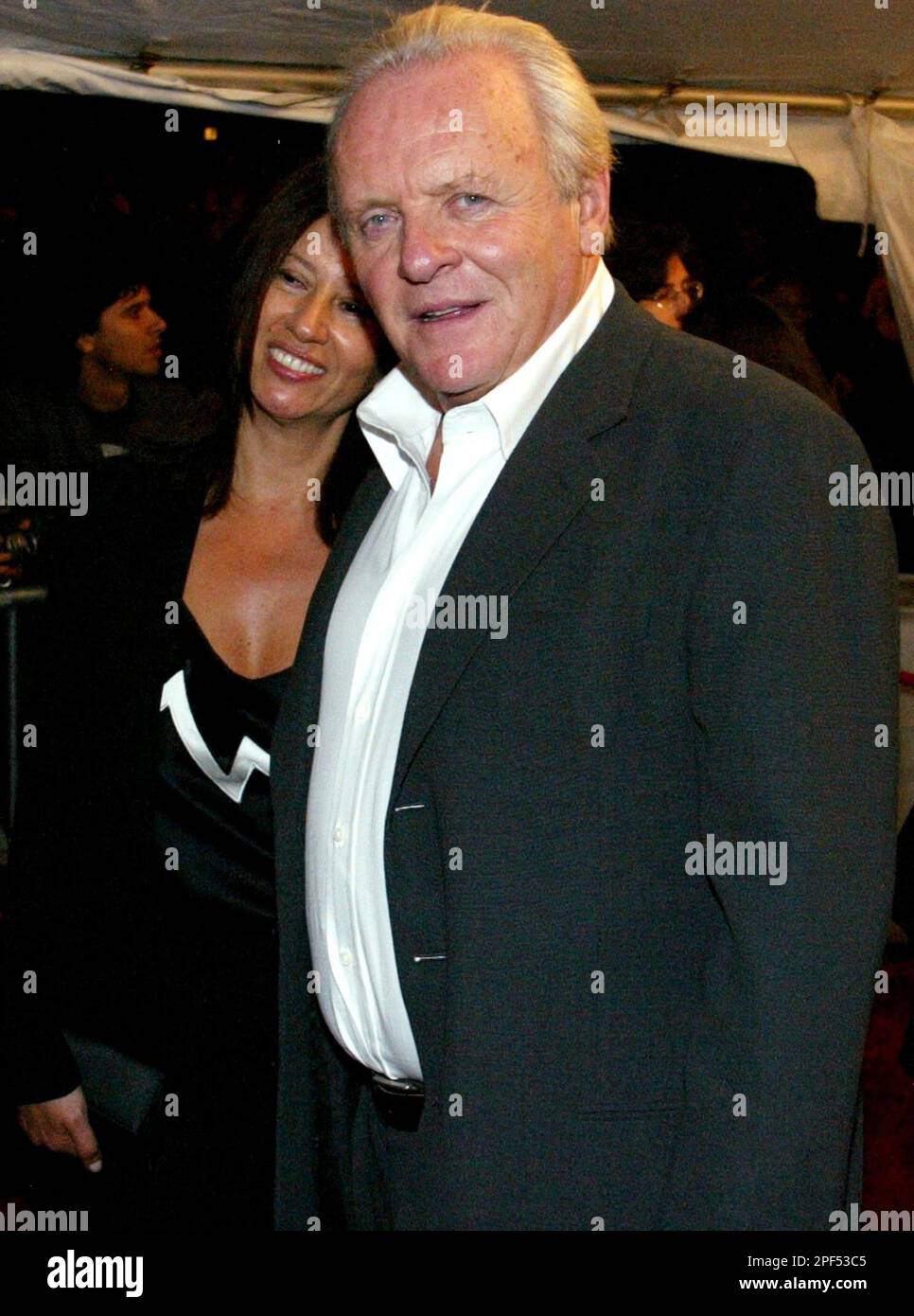 Sir Anthony Hopkins and wife Stella arrive for the premiere of The ...
