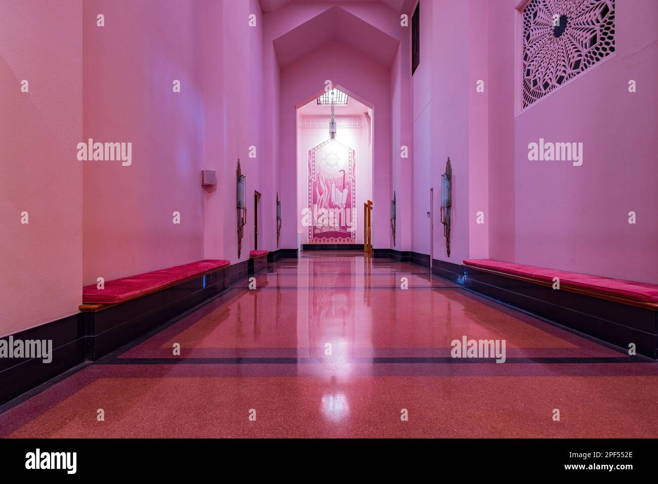Interior view of the Boston Avenue United Methodist Church at Tulsa ...