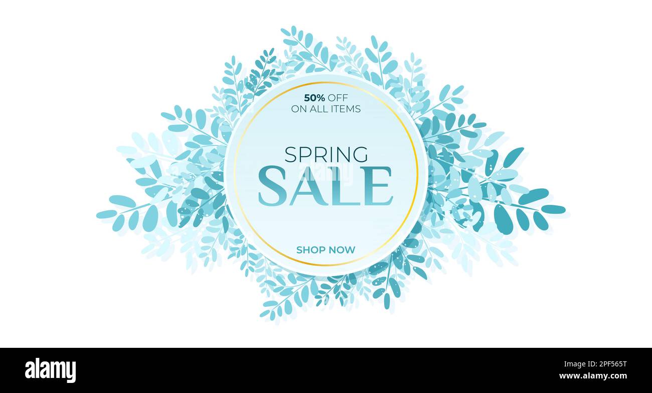 Gift voucher template blue Stock Vector Images - Alamy