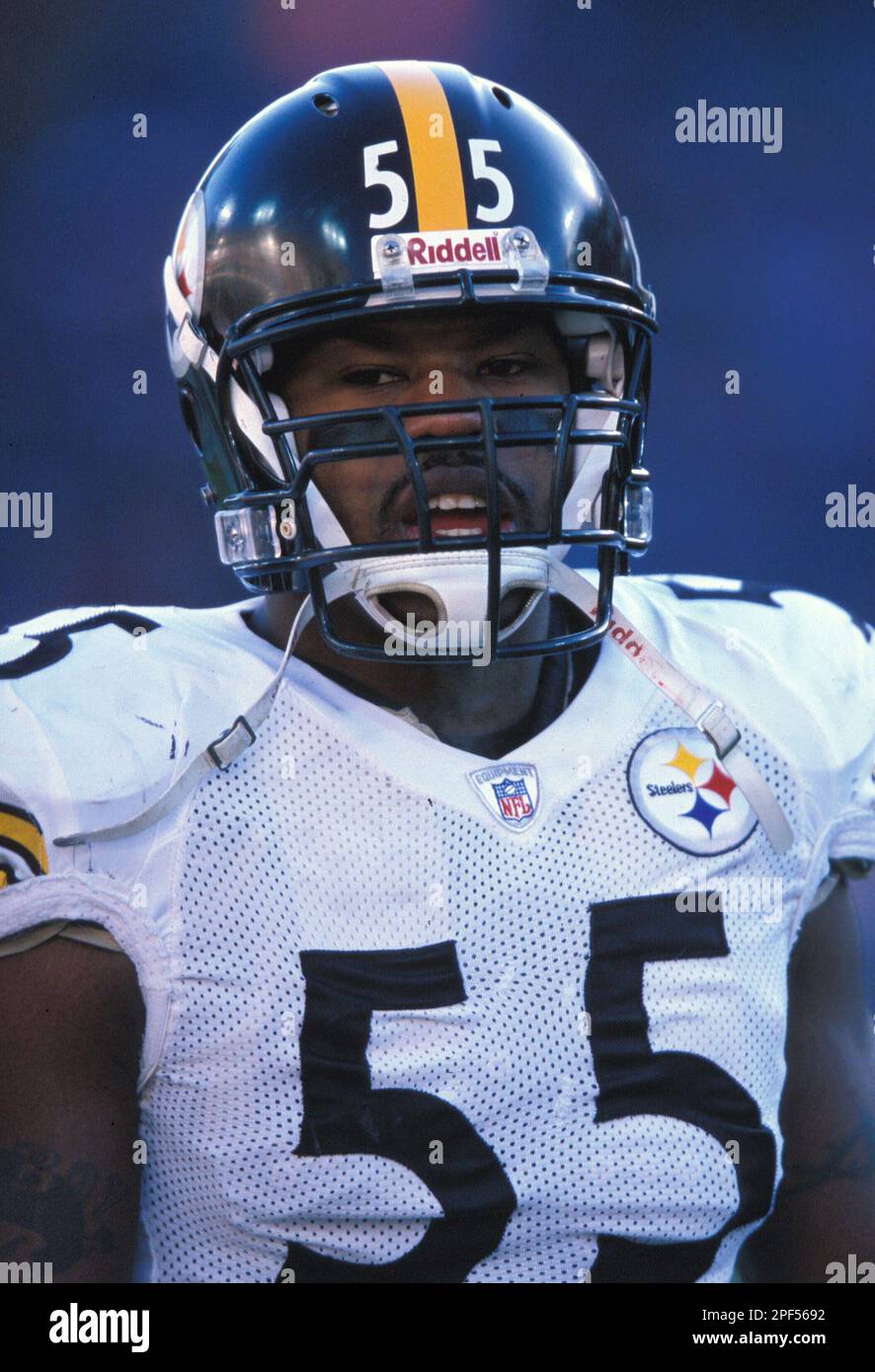 Pittsburgh Steelers linebacker Joey Porter is shown in Nashville, Tenn ...