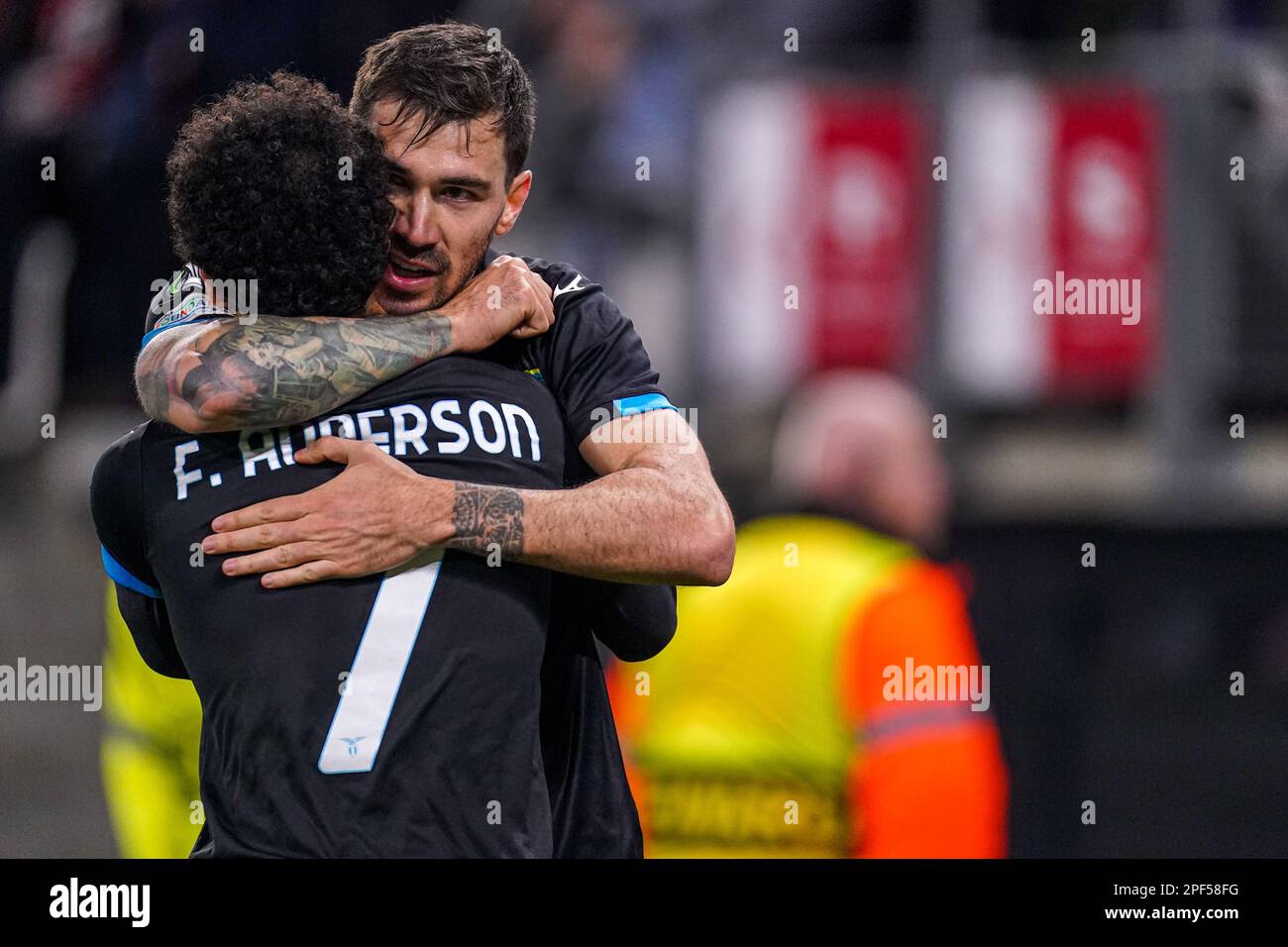 ALKMAAR, NETHERLANDS - MARCH 16: Felipe Anderson of SS Lazio ...