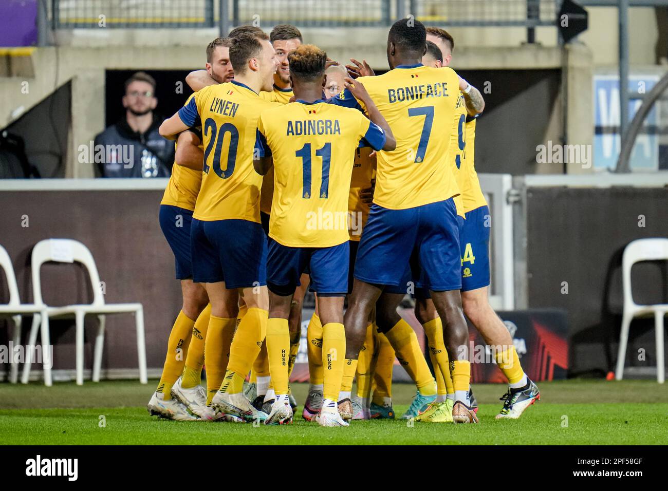 BRUSSELS, BELGIUM - MARCH 16: Teddy Teuma of Royale Union Saint ...