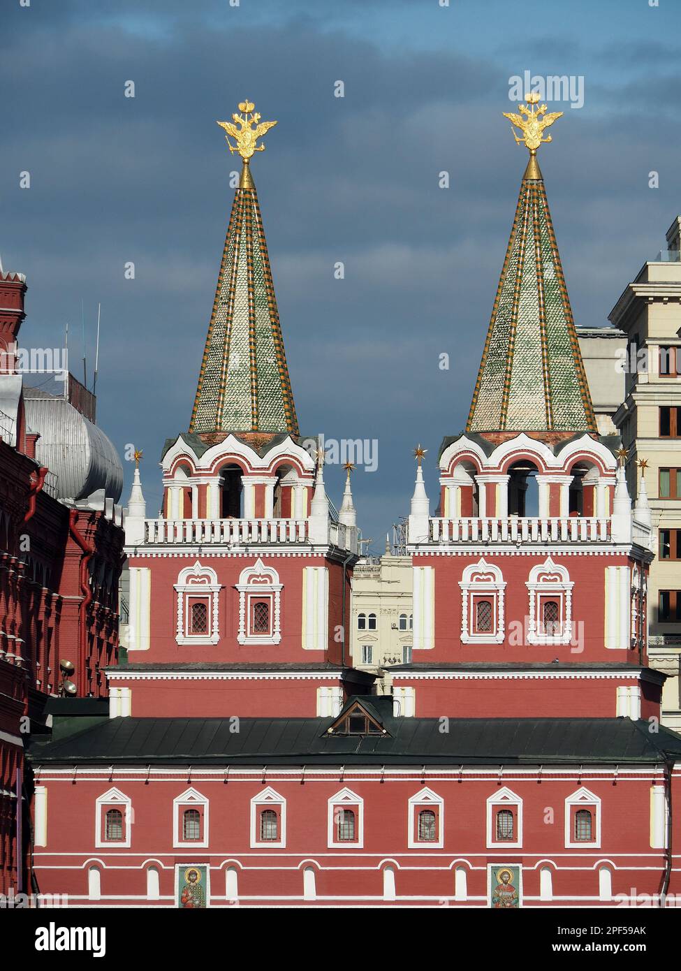 Voskresenskiye Vorota, Resurrection Gate, Iberian Gate and Chapel ...