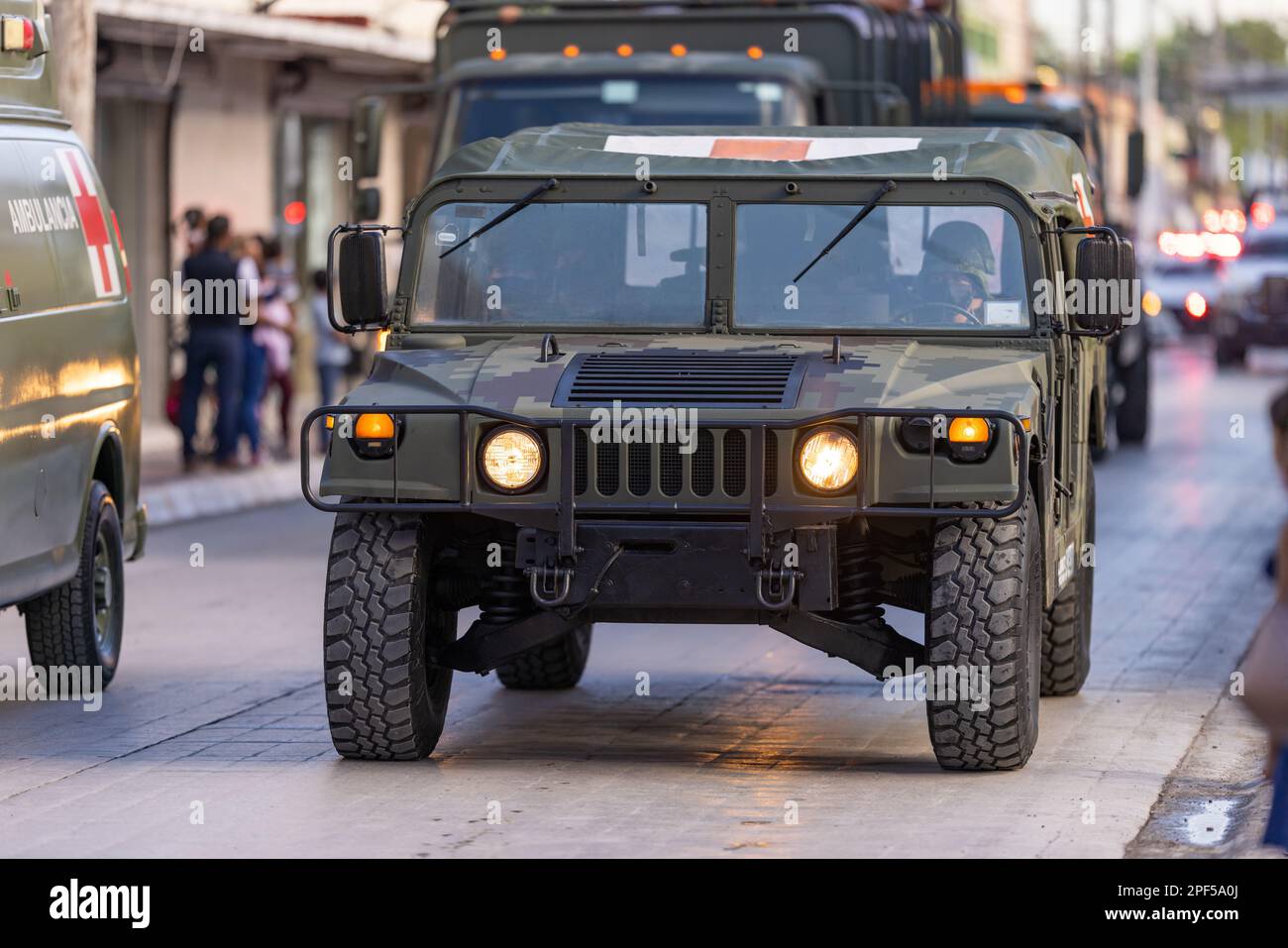 Matamoros, Tamaulipas, Mexico - September 16, 2022: Desfile 16 de ...