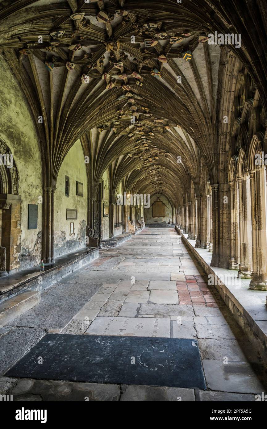 The image is of the Cloisters covered passageway at the famous World ...
