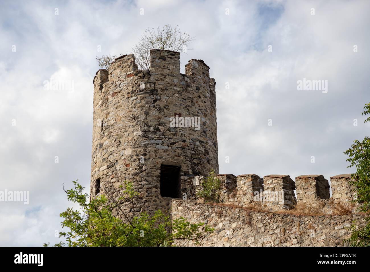 The observation tower of the Anatolian fortress on the Anatolian side ...