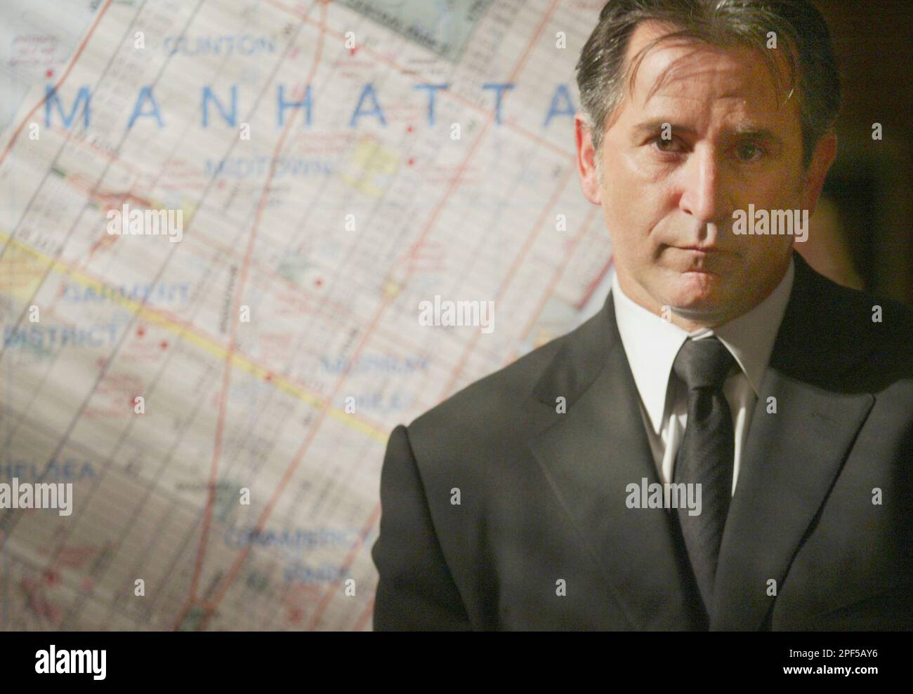Anthony LaPaglia, in the role of Jack Malone, stands on the set of CBS ...
